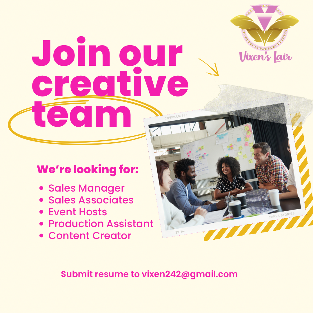Join Our Team! – Vixen's Lair